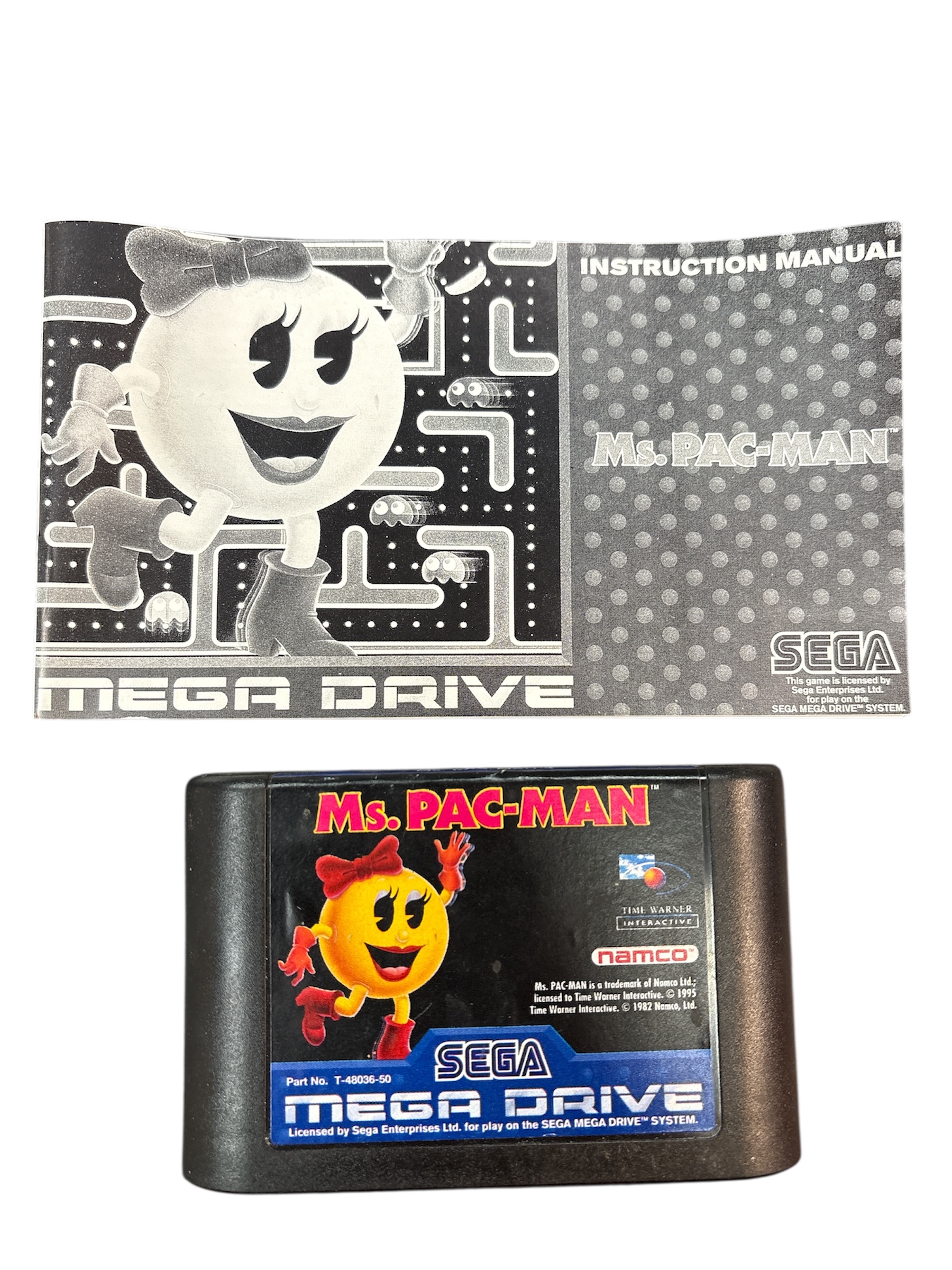 Pre-owned Ms. Pacman (With Manual) Sega Megadrive - Own4Less